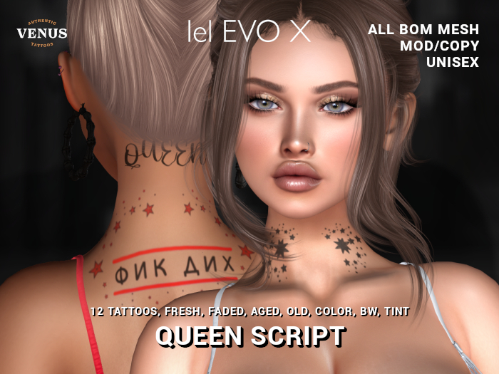 Second Life Marketplace - QUEEN TATTOO